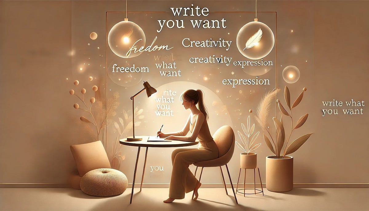 Write what you want. Just write what you want | by Gajanan Rajput💚 ...
