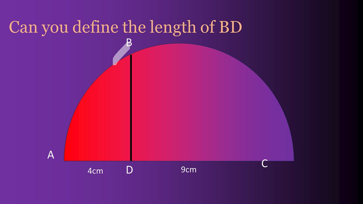 Can you define the length of BD ? | by Think Through | Medium
