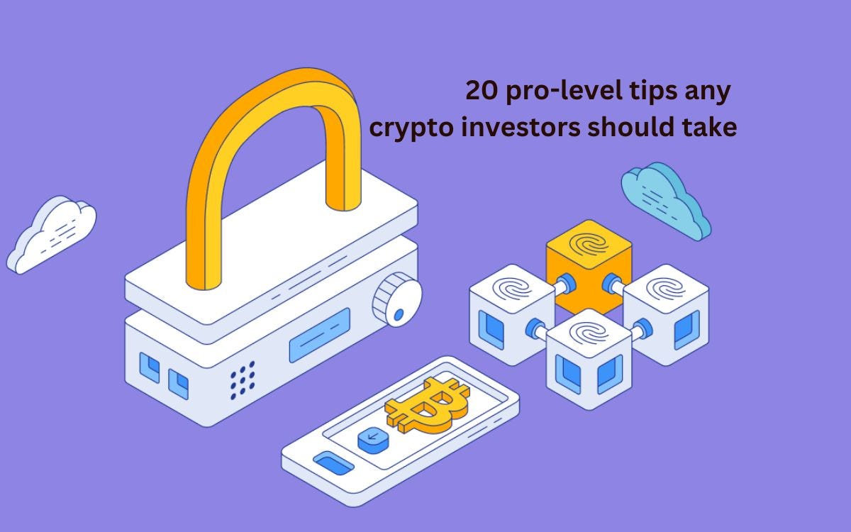 20 pro-level safeguards any crypto investor should take | by Beehive Validator | Apr, 2023 | Medium