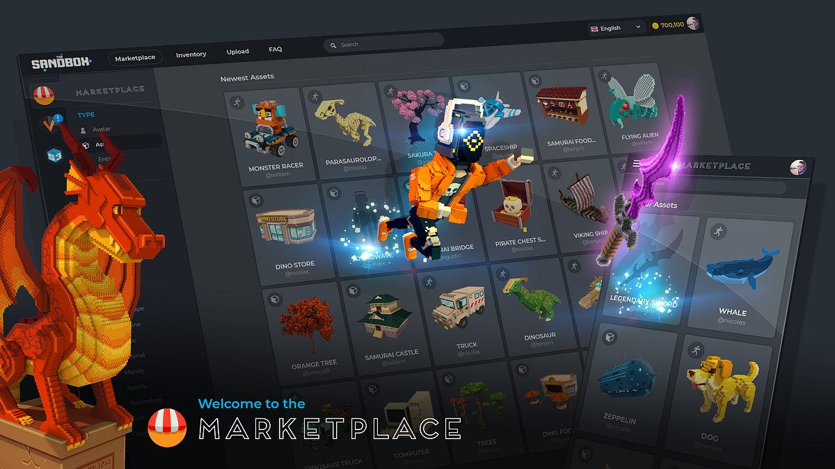 The Sandbox Marketplace: Introducing blockchain to artists | by The ...