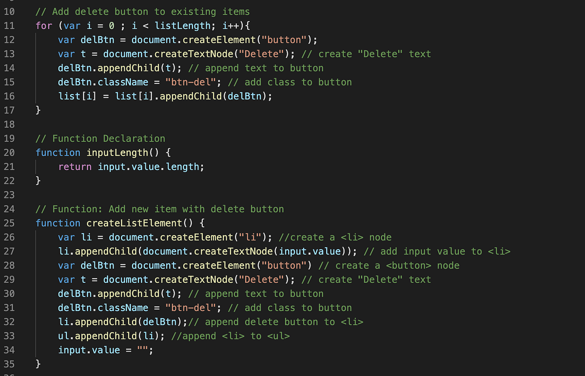 Javascript Exercise: DOM Events — Shopping List | by Ya Chu | Medium