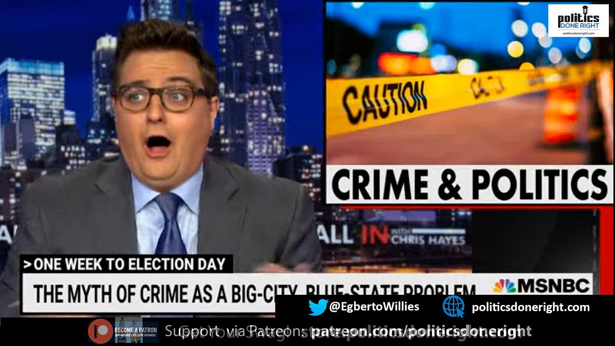 EPIC! MSNBC Chris Hayes did a Fox News crime ad on Oklahoma crime like ...