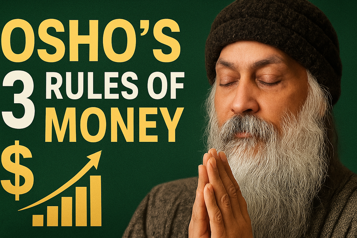 These 3 Things About Money That Nobody Tells You ~ Osho Philosophy | by Lyrivyn | From Heart to ...