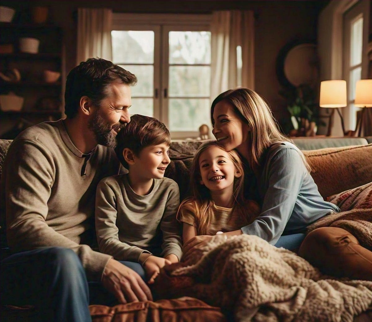 Building Strong Family Bonds. A well-based happy supporting family is ...