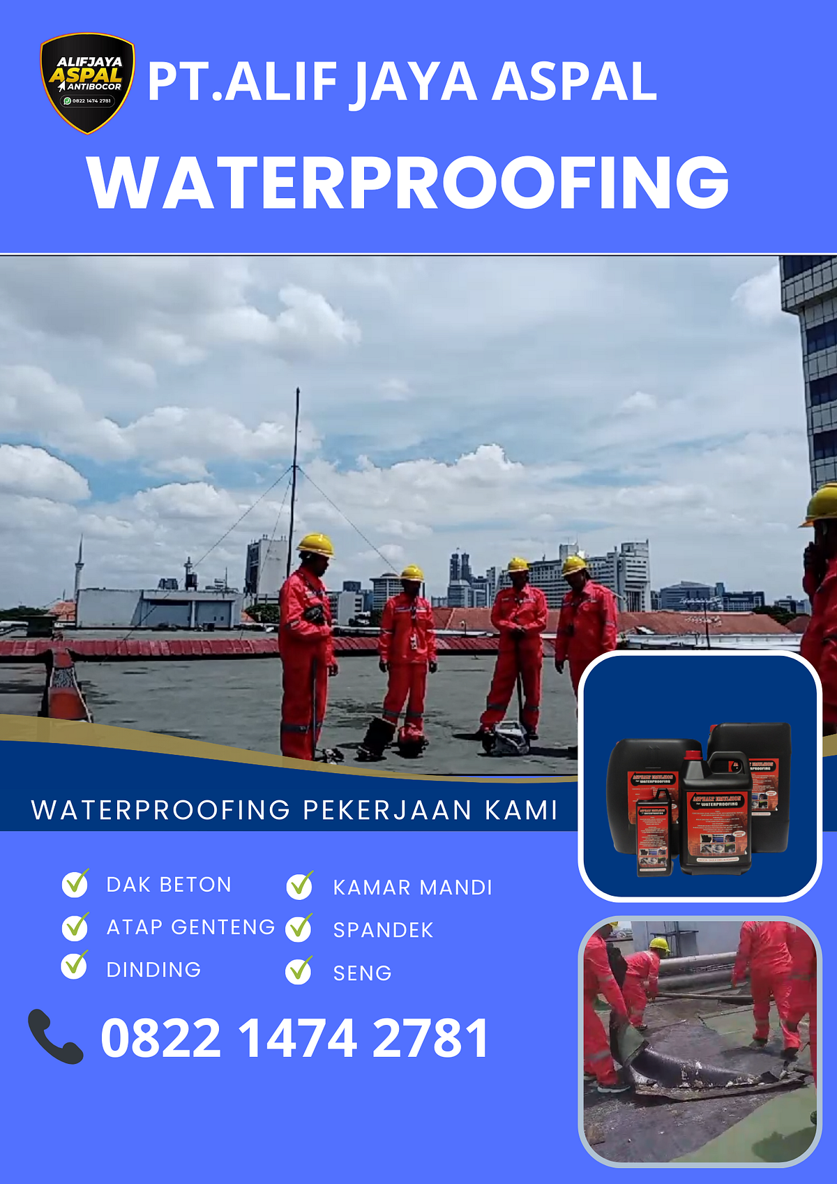 Jasa Tukang Waterproofing Aspal Emulsion dinding bocor dan rembes | by ...