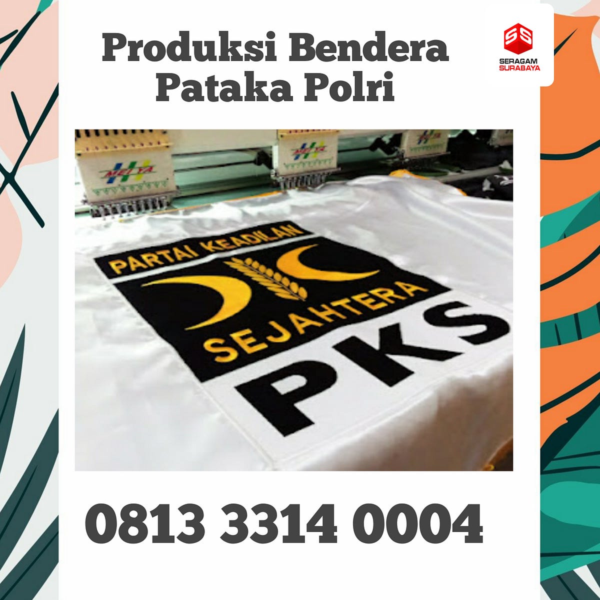 0813 3314 0004 Produksi Bendera Pataka Polri | by Aldi bordirsurabaya ...