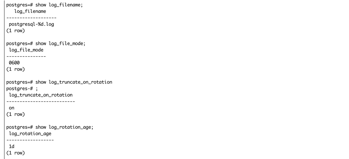 Keep PostgreSQL Logs for 30 days. For selfmanaged db log entries sent to… | by Vina Maghdalena A ...