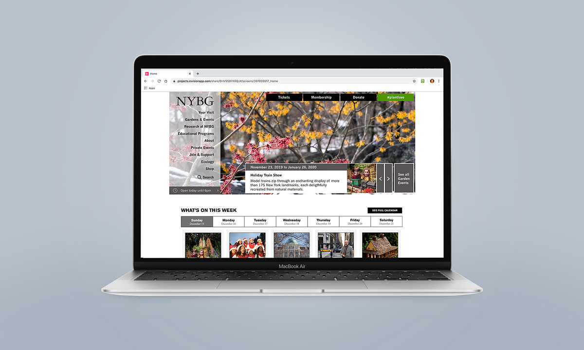 UX Case Study: NYBG Navigation Redesign | by Xavier Cuadrado | Xavier ...