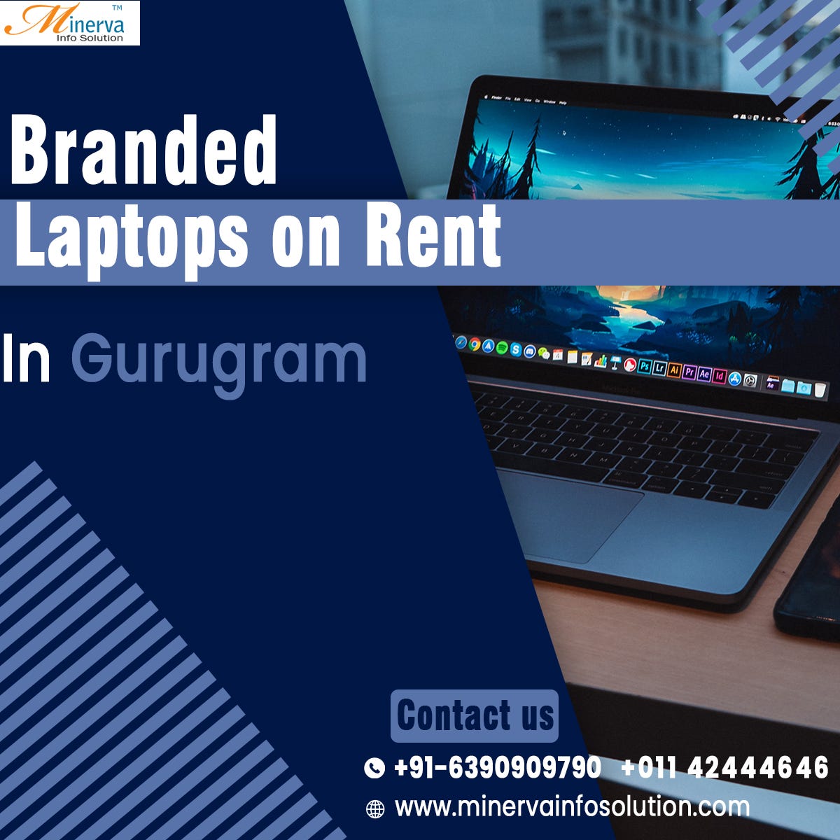 Laptop rent in Gurugram - Minerva Info solution - Medium