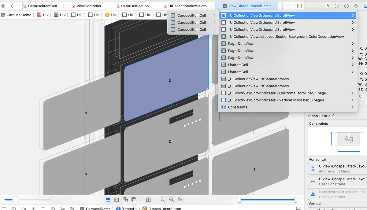 Hacking Orthogonal Scrolling In Uikits Compositional Layout By Uğur Medium