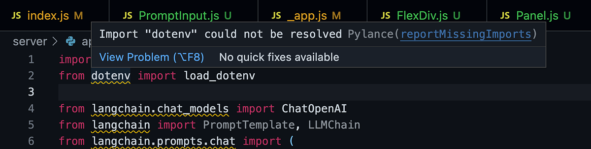 Why is VS Code showing that a package is not installed when it is? | by ...