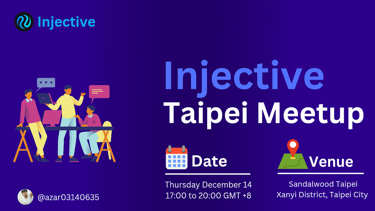1/ Exciting News! 🌐 Join us at the @Injective_ Taipei Meetup during Blockchain Week at ...