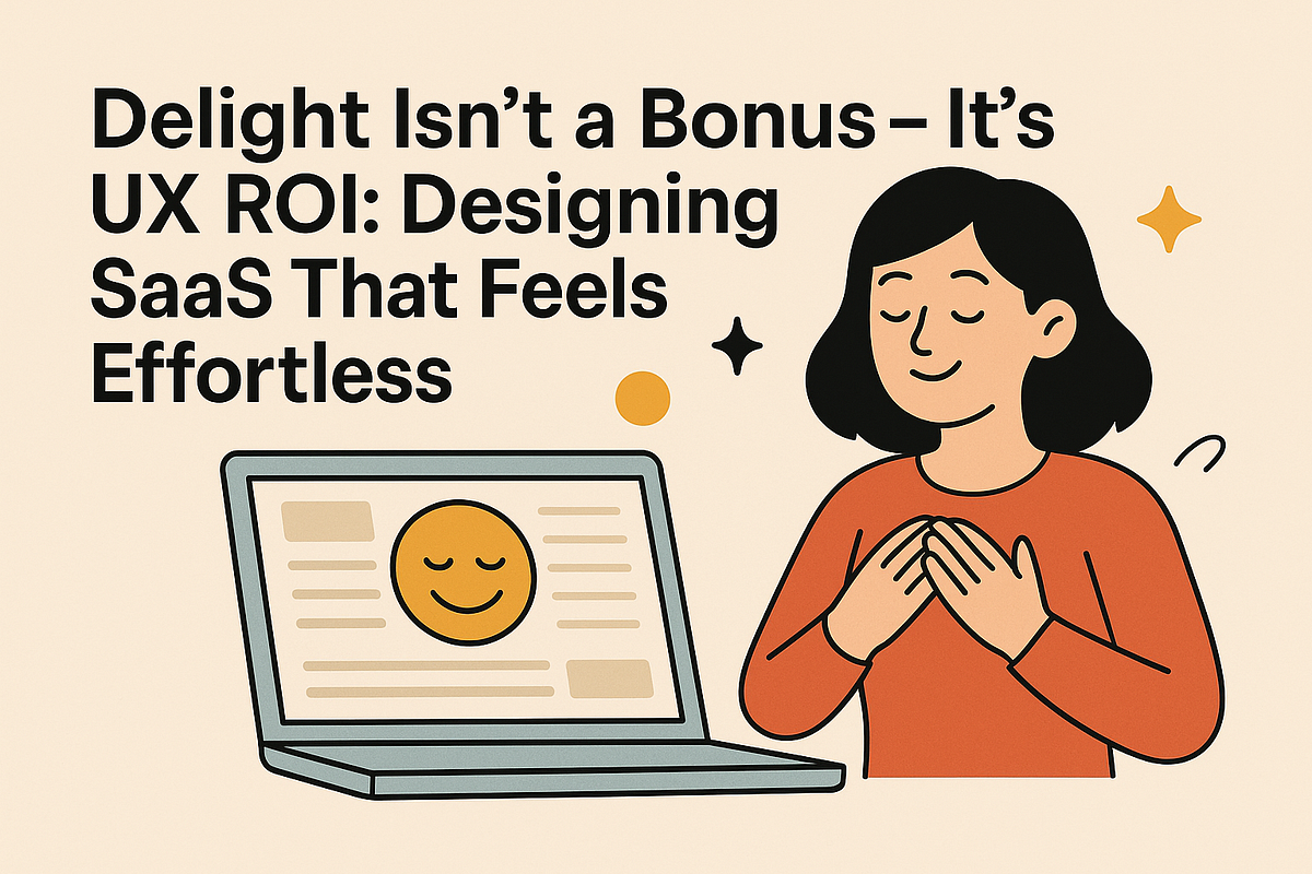 Delight Isn’t a Bonus — It’s UX ROI: Designing SaaS That Feels ...