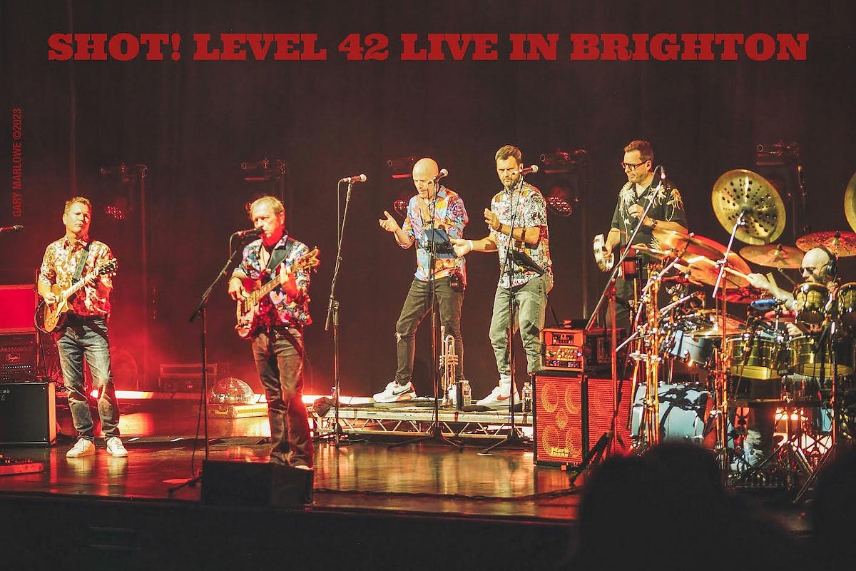 Shot! Level 42 live at the Brighton Dome | by Gary Marlowe | Medium