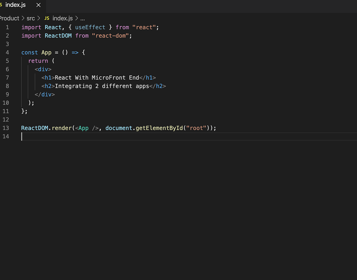Micro Frontend With ReactJS. In this post, we will discuss how to… | by ...