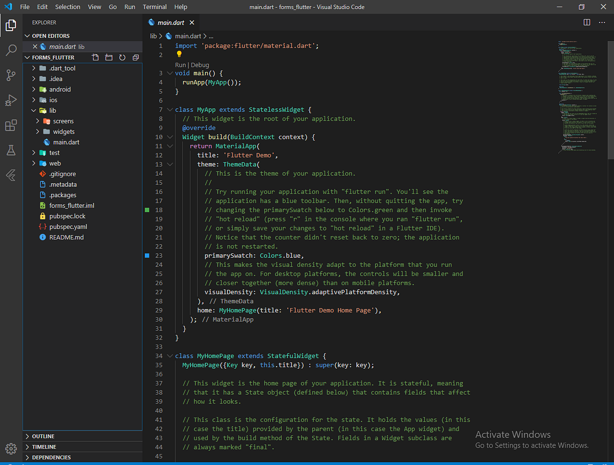 Forms in flutter | Analytics Vidhya