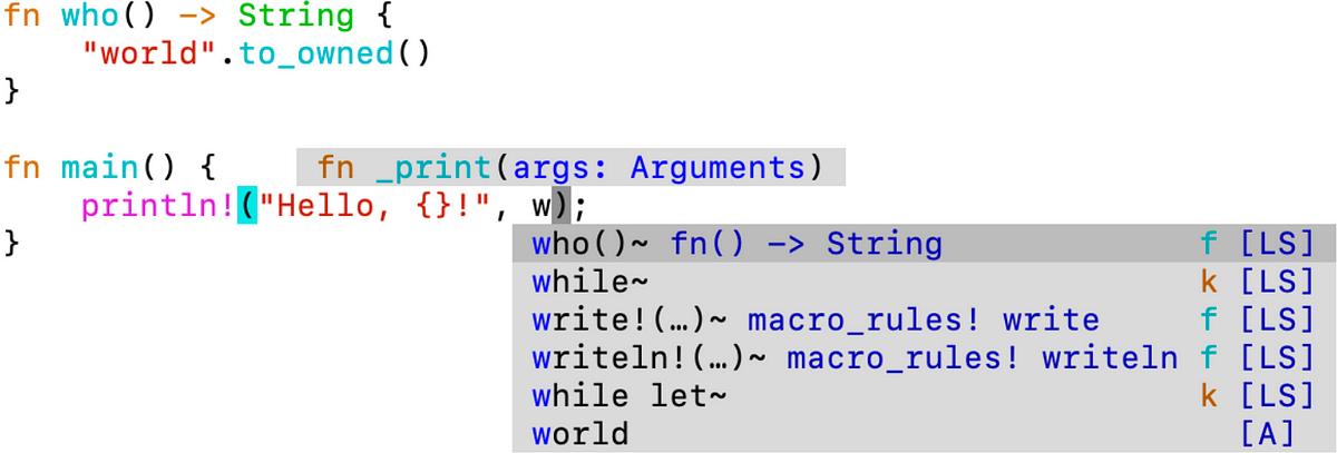 Rust + vim + code completion. Step-by-step guide / macOS, M1… | by Sorin | rust_sections | Medium