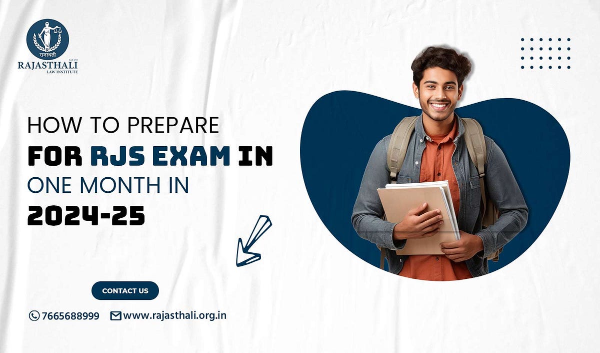 How to Prepare for RJS Exam in One Month 2024-2025: Tips and Strategies | by Pradeepnama | Feb ...
