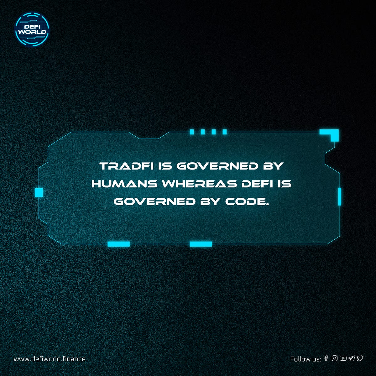 In the world of finance, it’s a tale of two governance systems: Traditional finance relies on ...