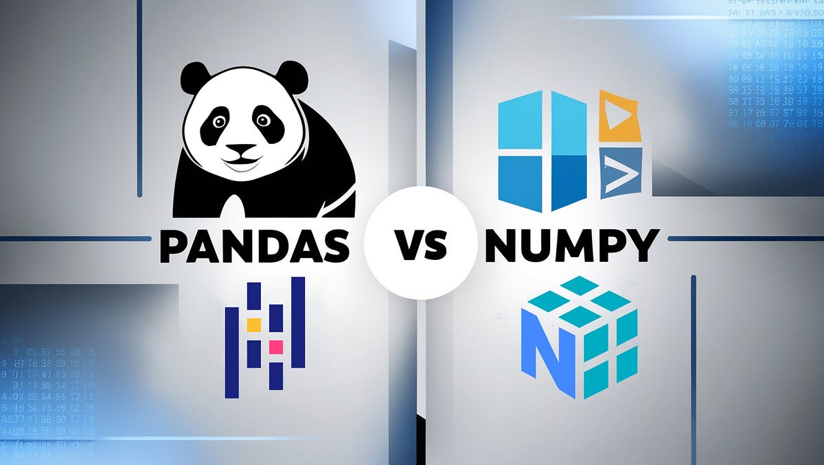 Pandas vs. NumPy: When to Use What in Real Projects | by MD Manjurul Islam | Medium