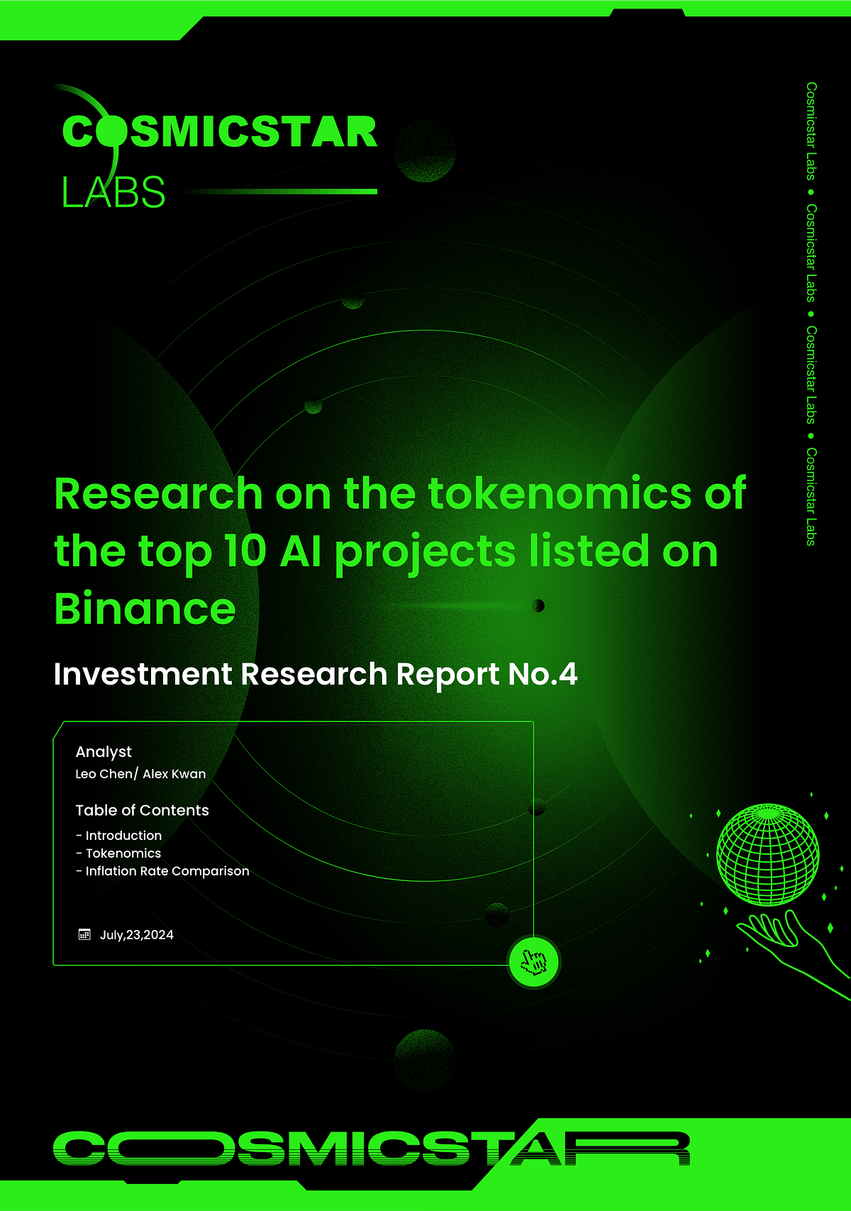 Research on the tokenomics of the top 10 AI projects listed on Binance ...