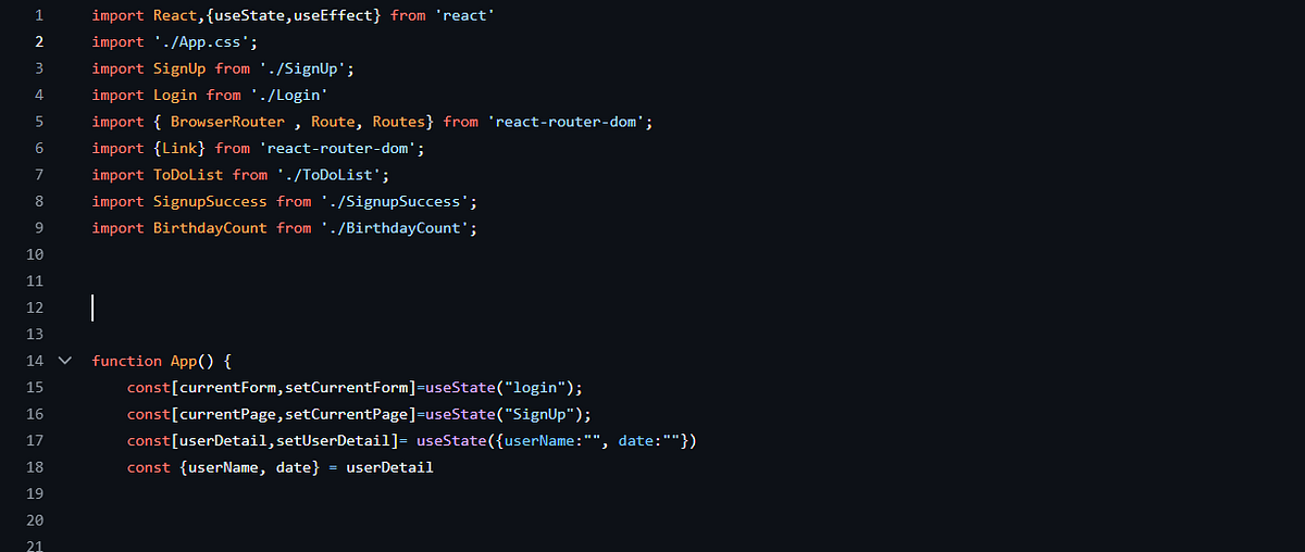 Reusing Data with Props in React. In the process of creating a birthday ...