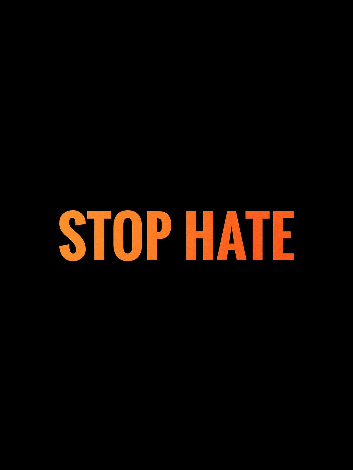 Stop The Hate. A haiku about death and fear | by Glenda Thompson (aka ...