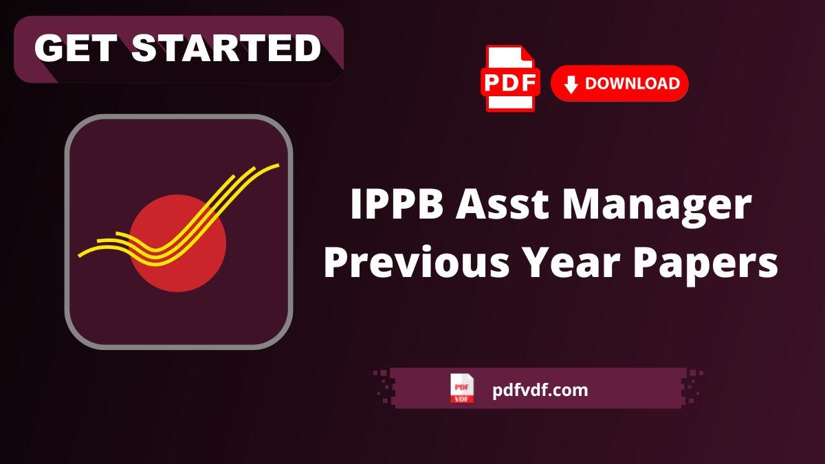 IPPB Asst Manager Previous Year Papers in Hindi | IPPB Asst Manager Model Papers Pdf - PdfVdf ...
