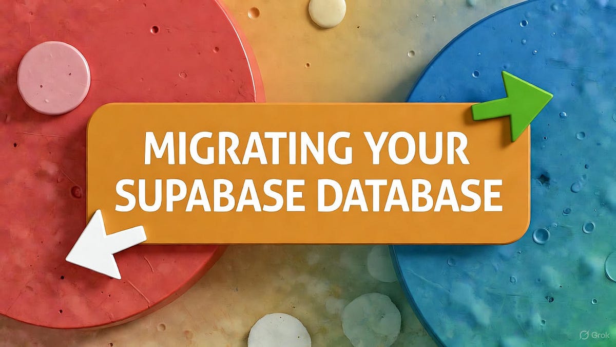 Migrate your Supabase Database. Supabase is a fantastic postgresql… | by David Robert Lewis | Medium