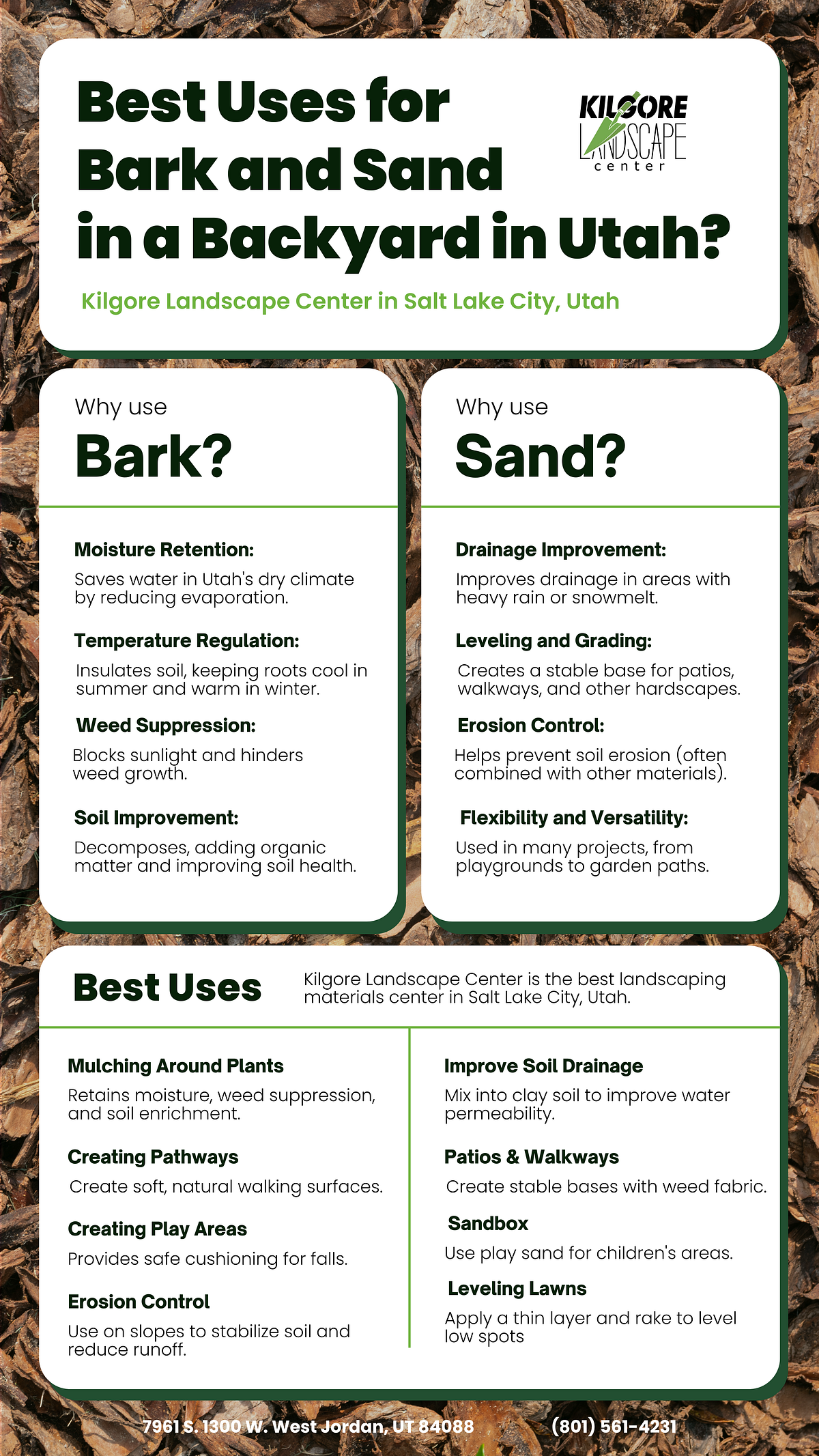 Best Uses For Bark and Sand in a Backyard in Utah? | by Ali Bloom | May ...