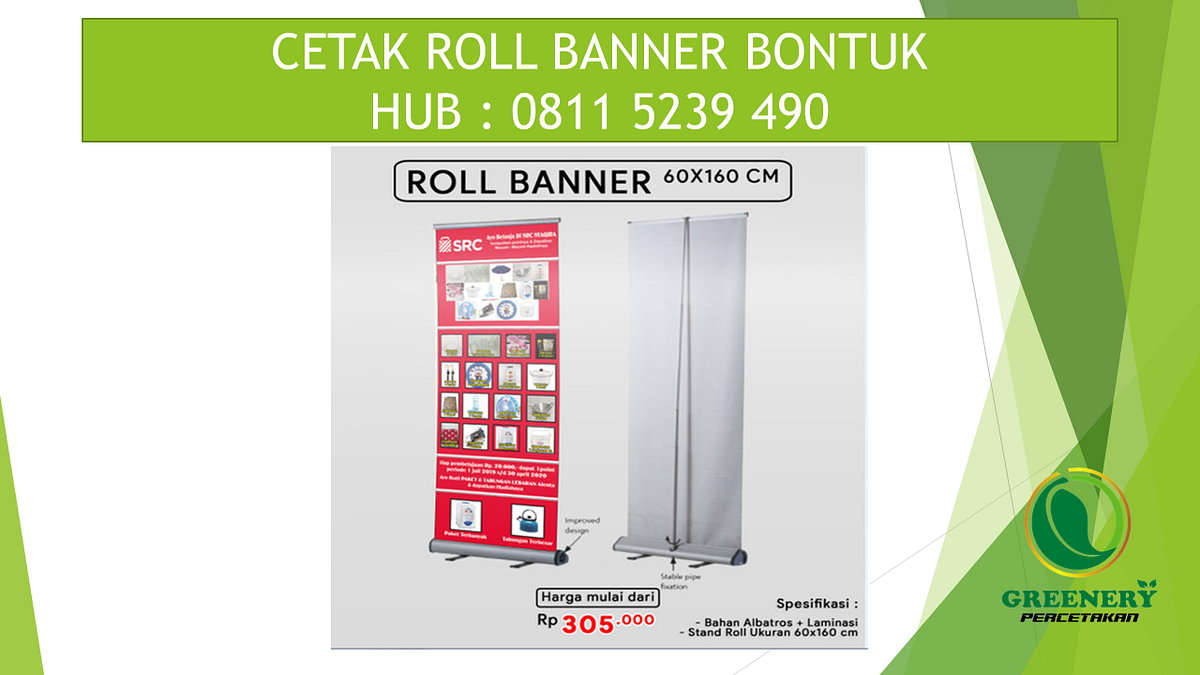 WA 0811 5239 490 Cetak roll banner buntok | by Halimah Greenery | Medium