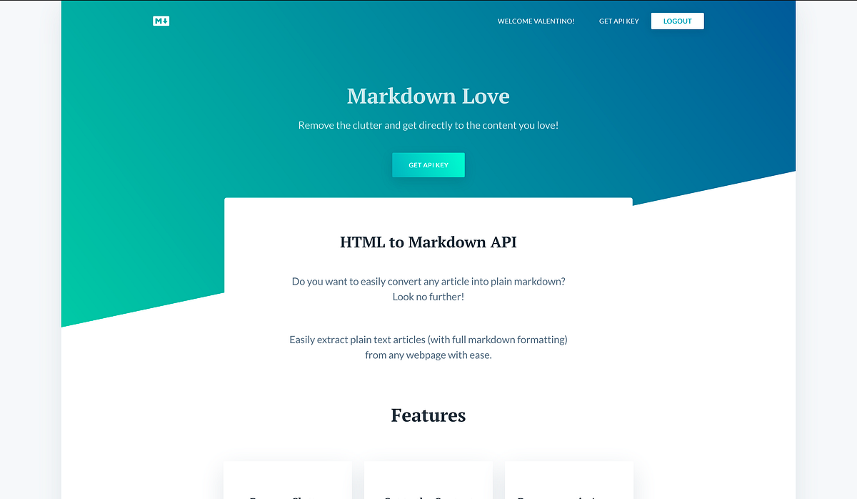 Markdown Love. Remove the clutter and get directly to… | by Valentino Urbano | Medium