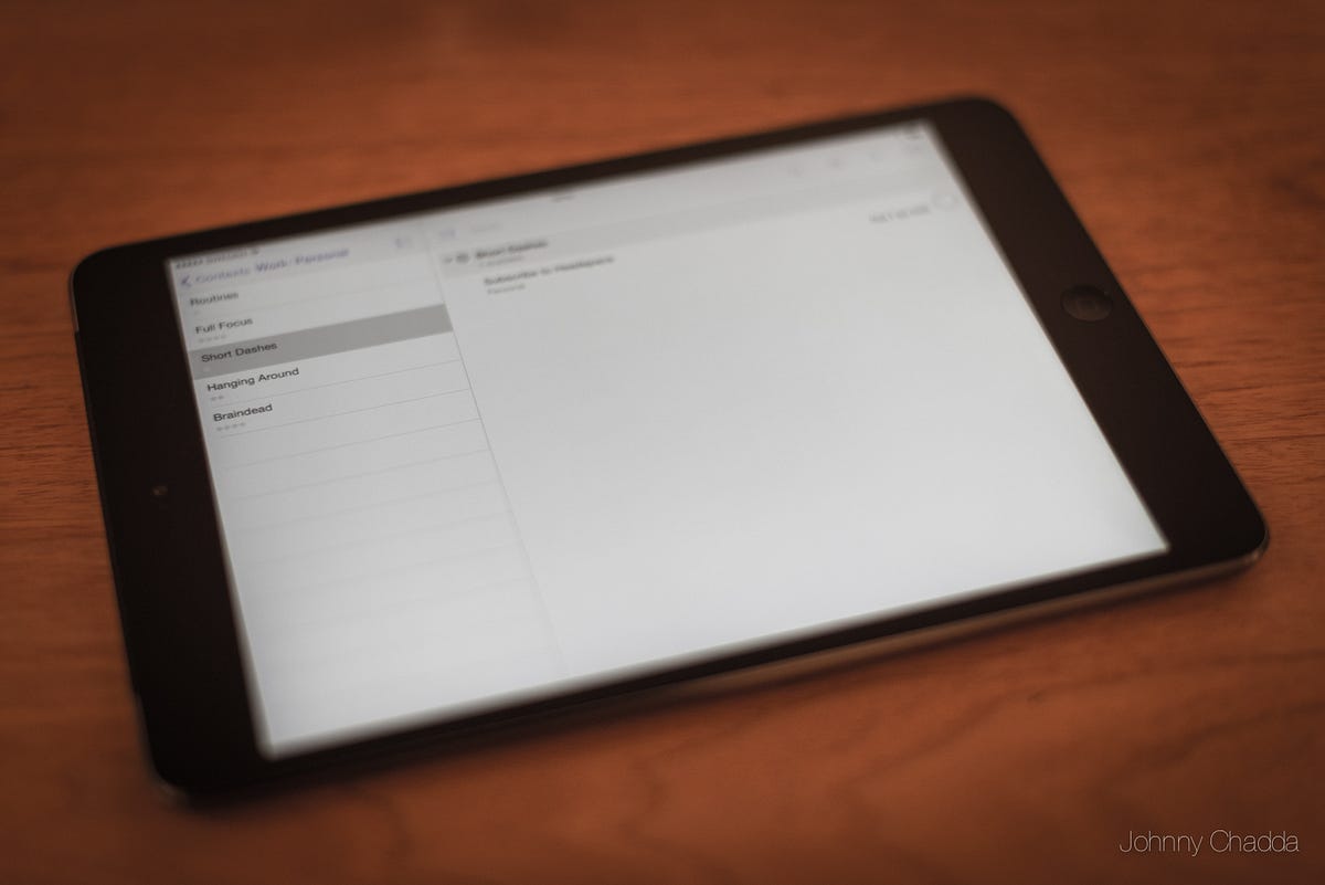 A modern approach to GTD contexts and perspectives in OmniFocus | by ...