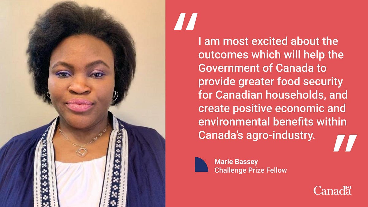 Meet the IIU’s Challenge Prize Fellow: Marie Bassey | by Impact Canada ...