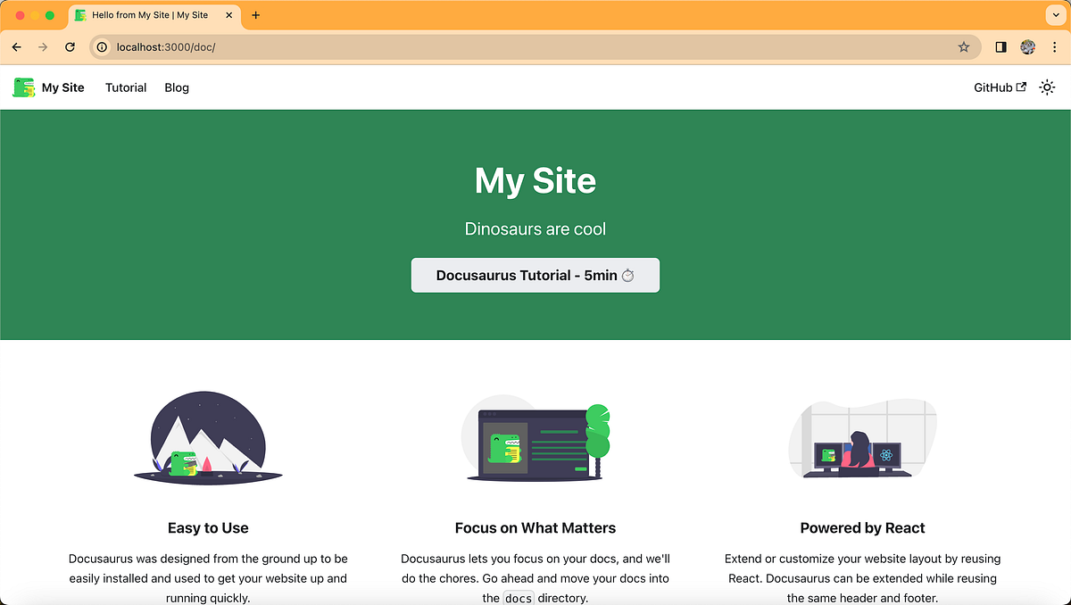 How to add a Docusaurus website within Next.js Website as a route? It’s ...