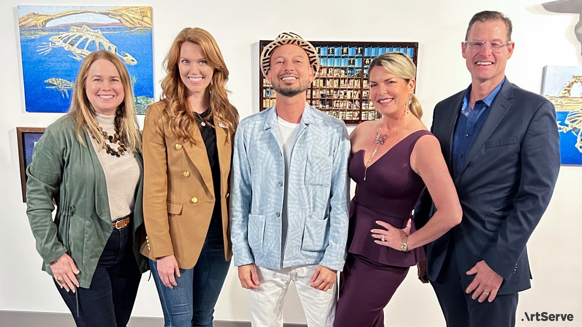 ArtServe Sustainable Art Exhibit Kicks Off With Celebrity Artist Ribbon ...
