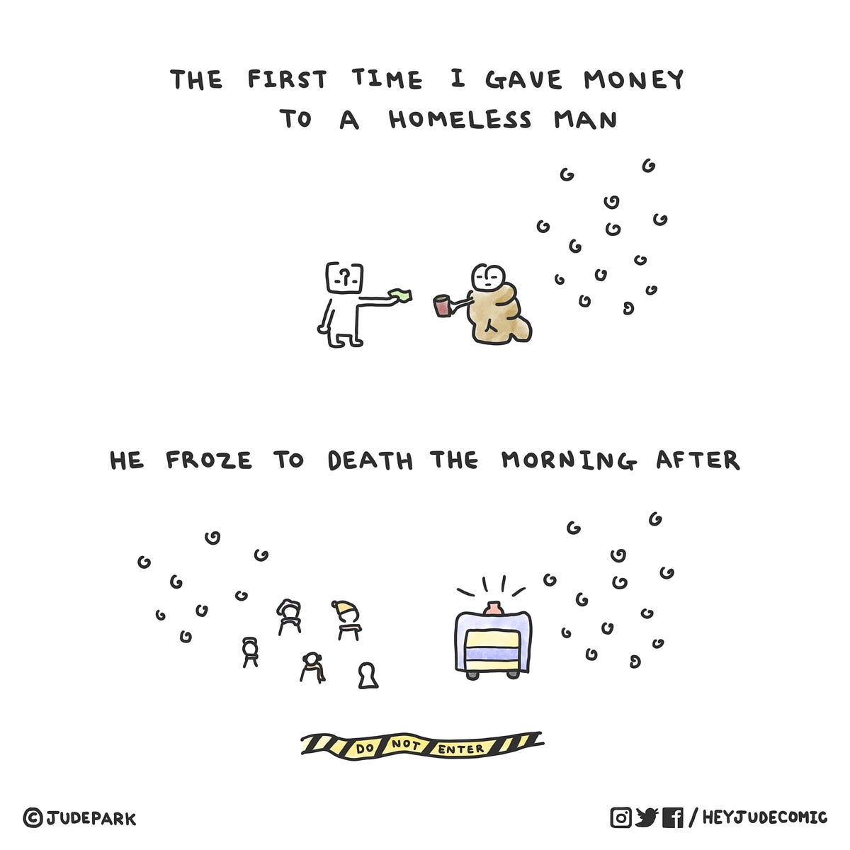 Homeless | by Jude Park | Hey Jude~ Comic | Medium