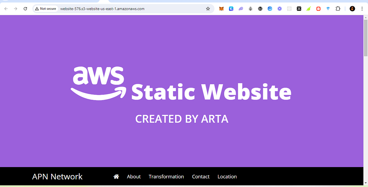 How I Hosted a Static Website on Amazon S3: A Detailed Guide | by Richard Atodo | Aug, 2024 | Medium