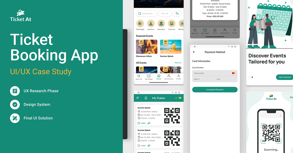 Think Beyond When Designing a Product: UX/UI Case Study of Ticket ...