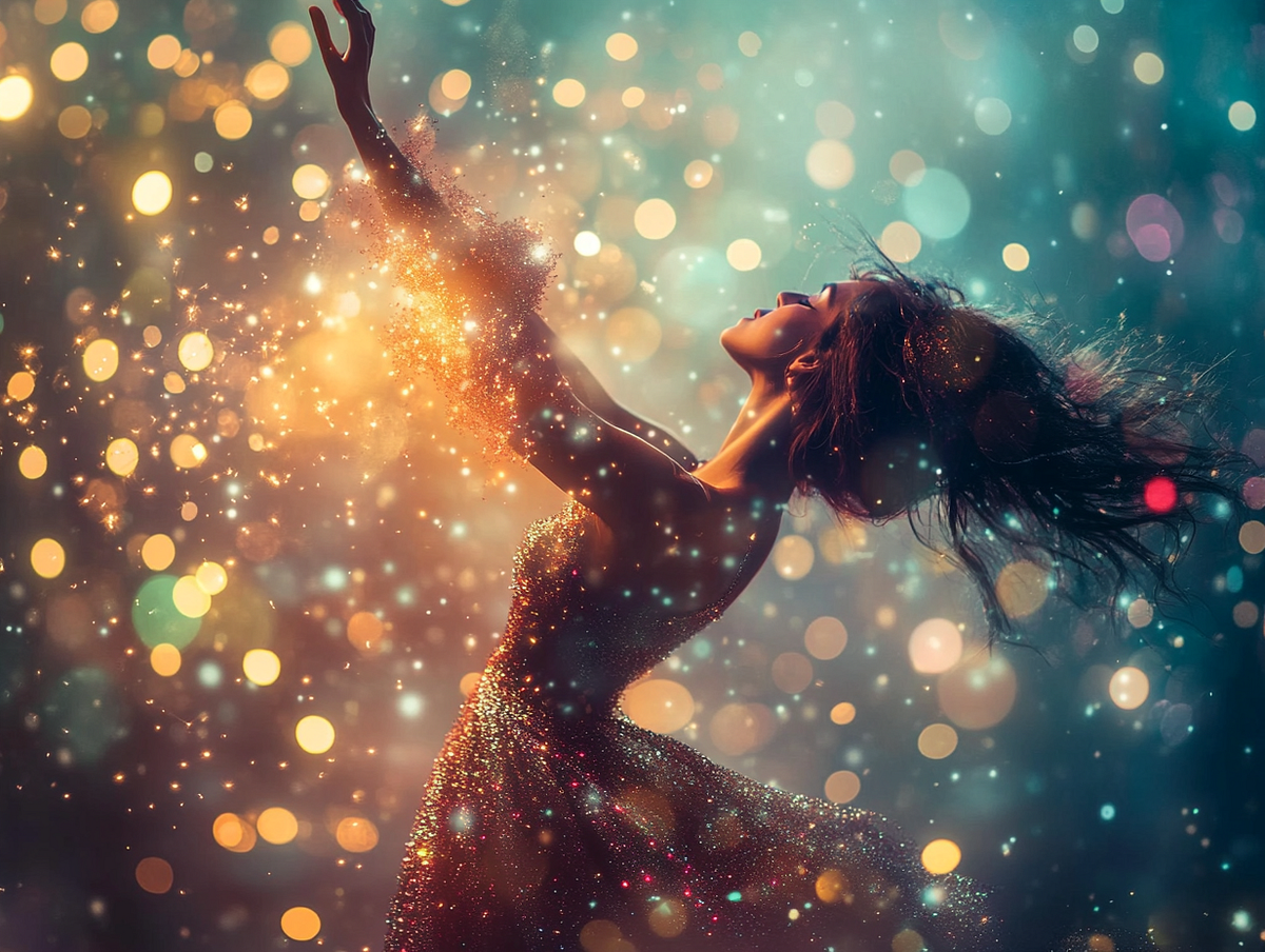 Floating, Dancing Particles - The Daily Cuppa - Medium