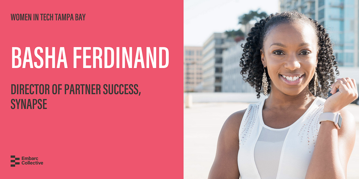 Women in Tech Tampa Bay: Basha Ferdinand, Director of Partner Success ...