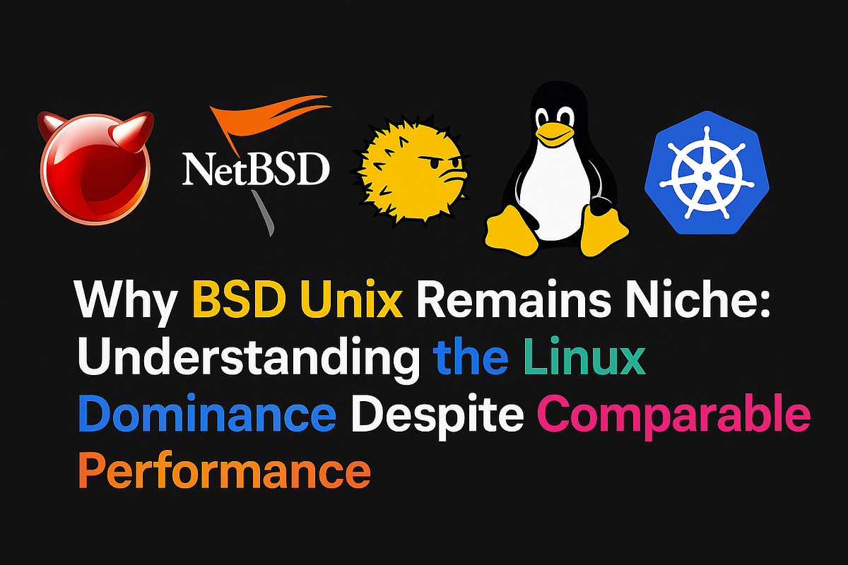Why BSD Unix Remains Niche: Understanding the Linux Dominance Despite ...