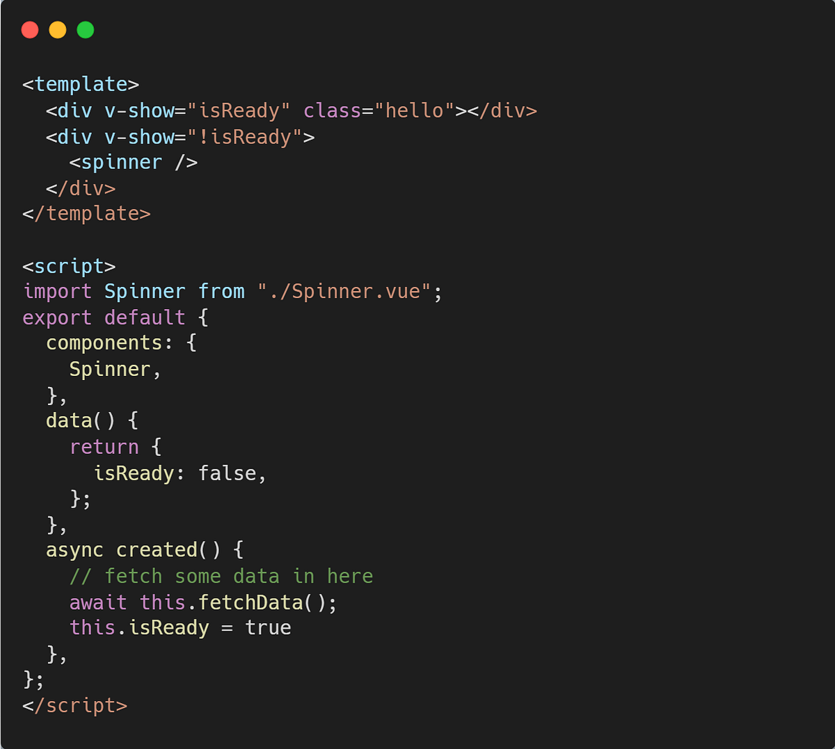 Simple spinner for your amazing Vue project | by Wahyu Endy Santoso ...