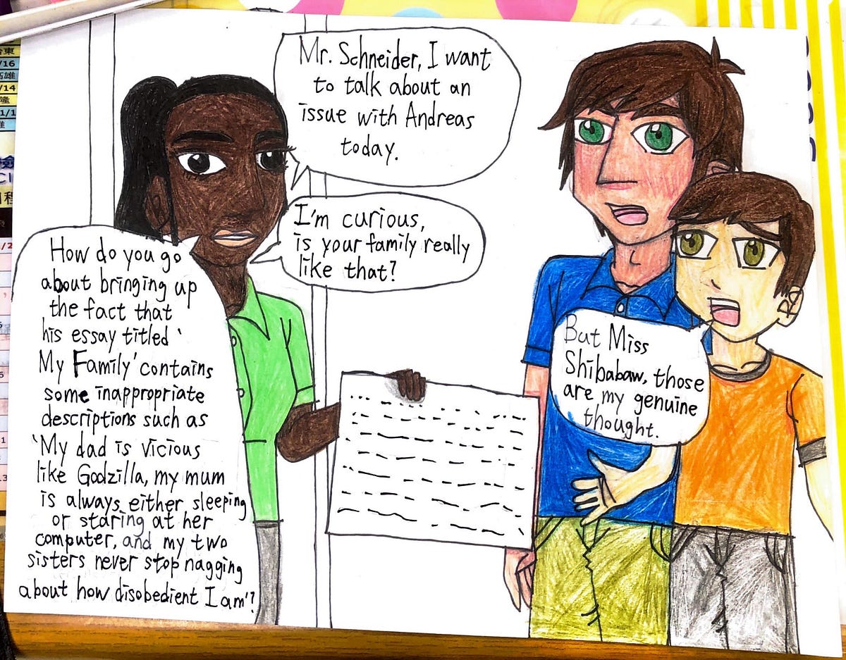 Episode 7 of the original comic strip, Family Story | by Nicole Hsieh ...