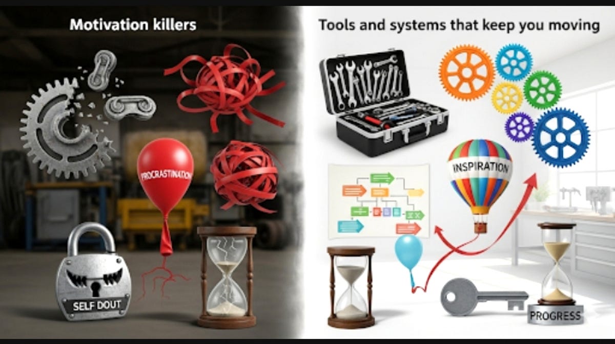 Motivation Killers, Tools, and Systems That Keep You Moving | by ...