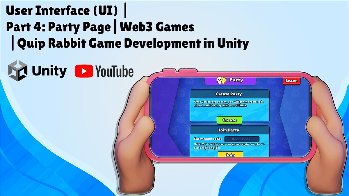 gamefiQuip Rabbit Party Page User Interface Game Dev In Unity Video on YouTube! - Quip Rabbit ...