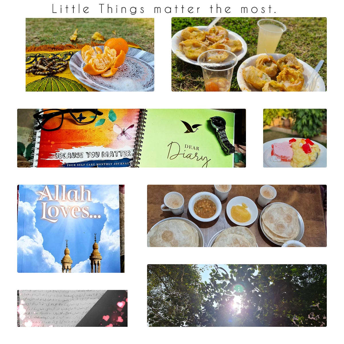 Little Things matter the most….. While looking for big things to happen ...