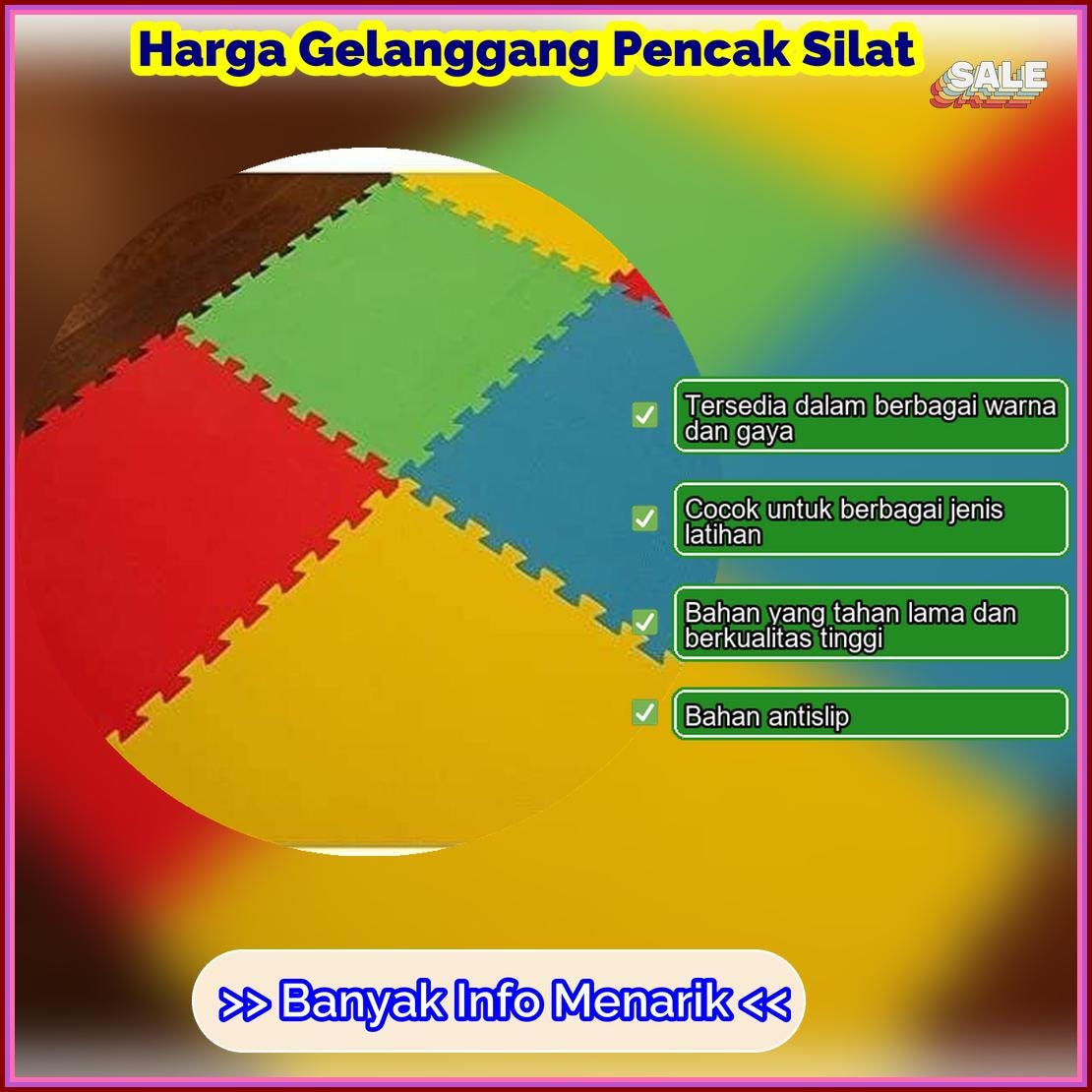 Harga Gelanggang Pencak Silat - Matras Judo - Medium