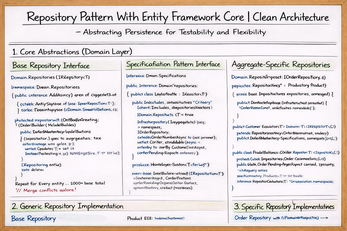 Repository Pattern With Entity Framework Core | Clean Architecture | by ...