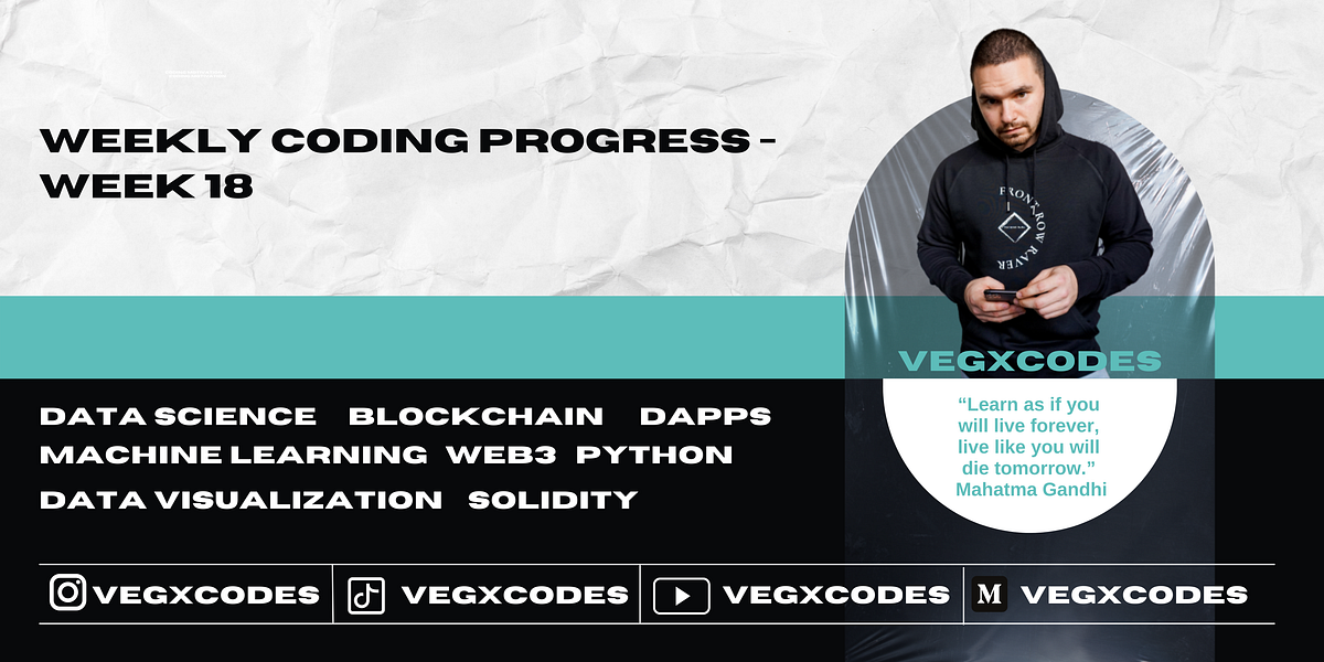 Weekly coding progress (Week 18). As already mentioned last week, I am ...